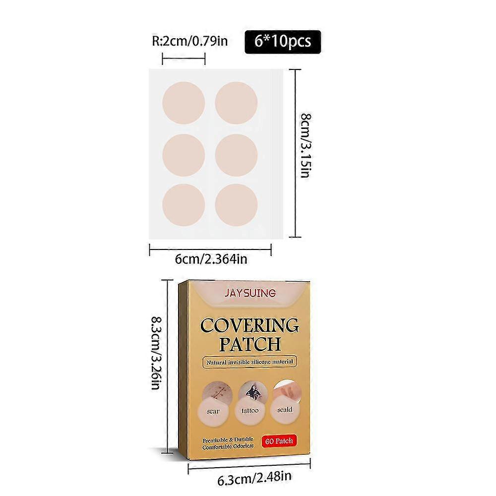 60/120 Patches Skin Invisible Concealer Sticker Skin Tone Invisible ...