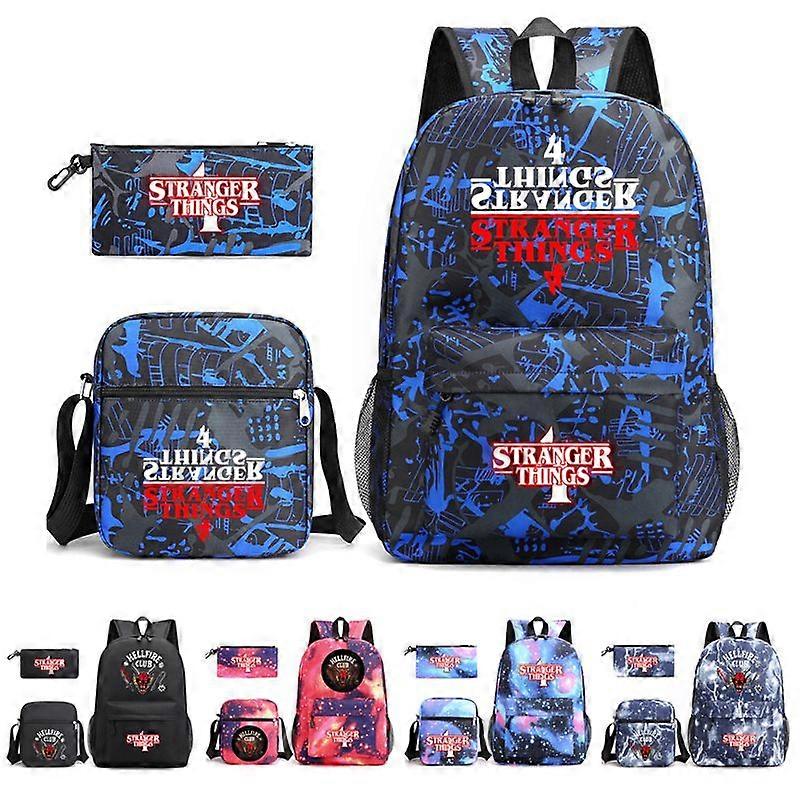 3Pcs/set Stranger Things Season 4 Backpack for Boys Girls School ...
