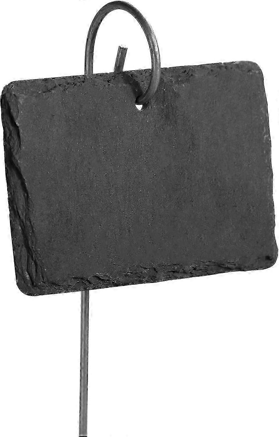 Set of 10 Plant Labels, Reusable Slate Plant Markers Natural ...