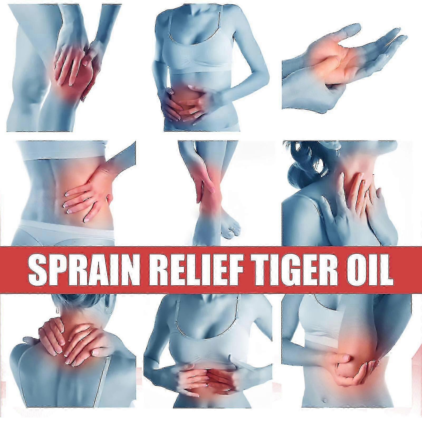 Sprain Relief Tiger Oil Joint Spine Lumbar Pain Relieve Muscles And ...