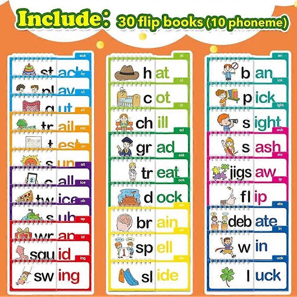 30 Read and Rhyme Flip Books & Sight Word Flash Cards - Word Family ...