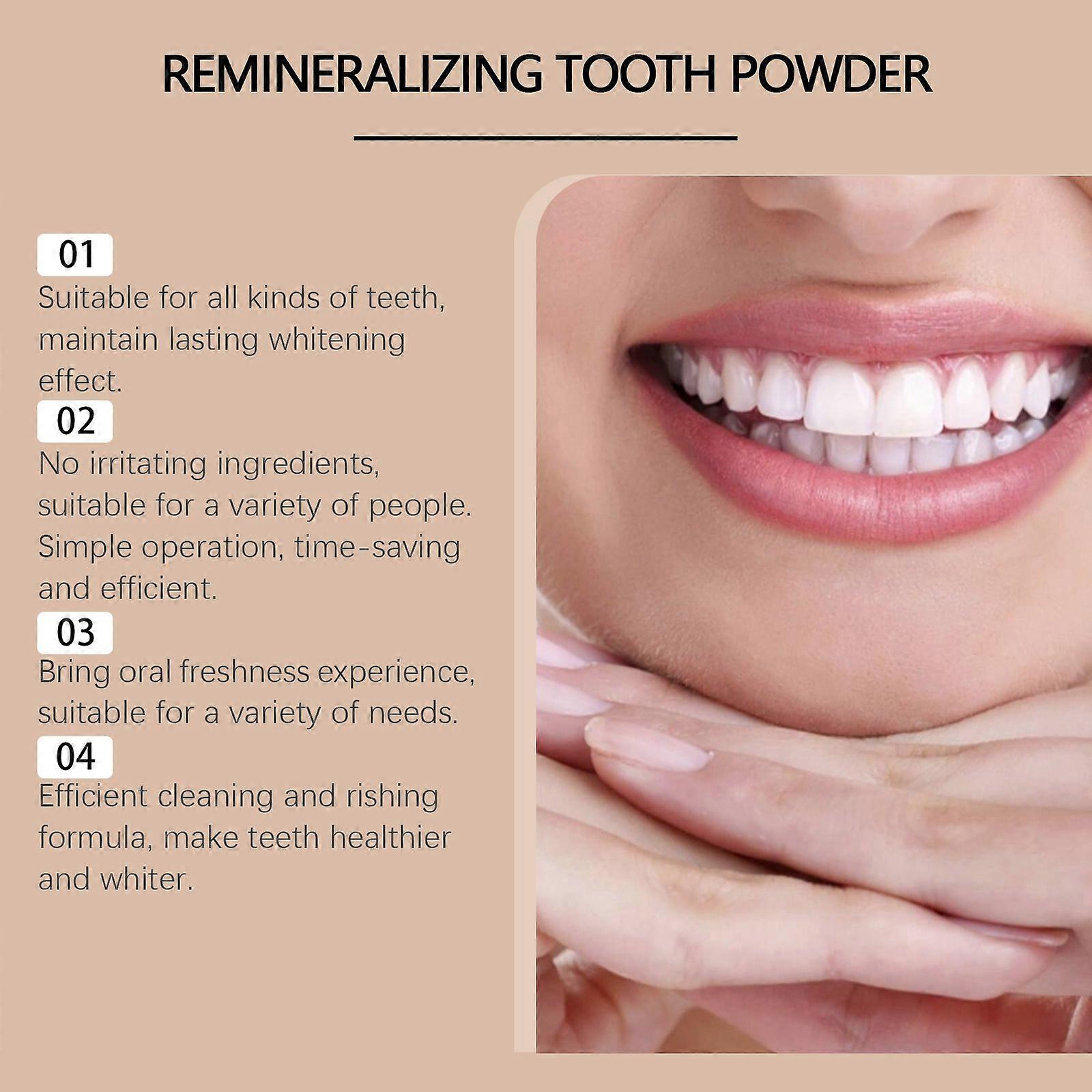 Fresh Citrus Remineralizing Tooth Powder, Fluoride-Free Tooth Powder ...