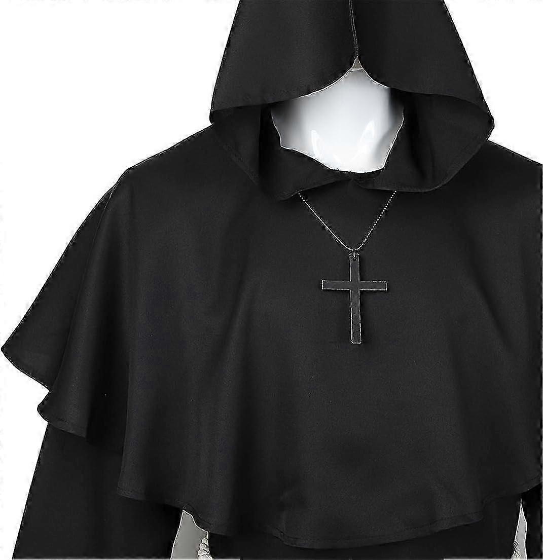 Monk Robe Priest Costume Friar Robe Medieval Costume Priest Halloween ...