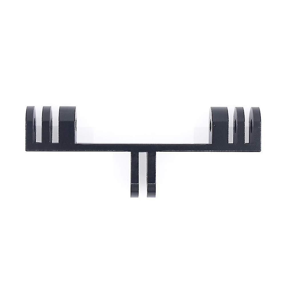 Aluminum Twin Dual Mount Adapter For Gopro Hero 4 5 6 7 8 9 Black ...