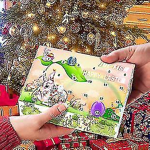 Jue-fisk påsk blind låda 24 dagars kalender Julklappsförpackning ...