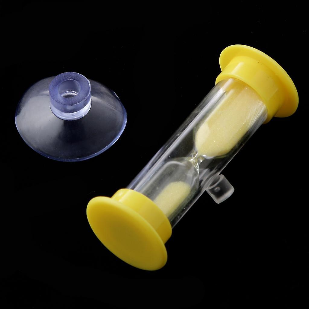 2 pieces 3 Minutes Acrylic Sucker Sandglass Hourglass for Cooking Sand ...