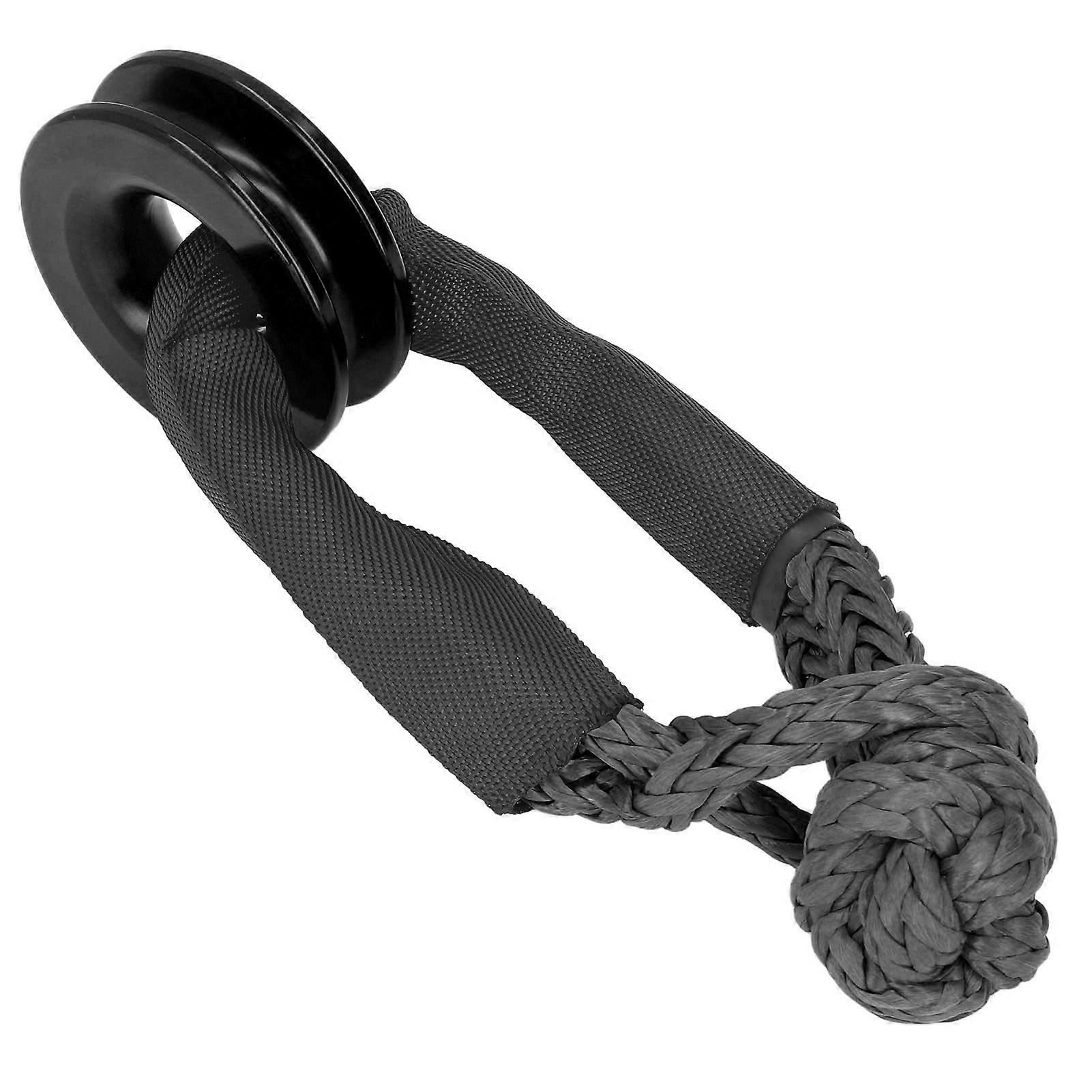 Recovery Ring Kit Synthetic Soft Shackle Rope Aluminium Alloy Snatch ...
