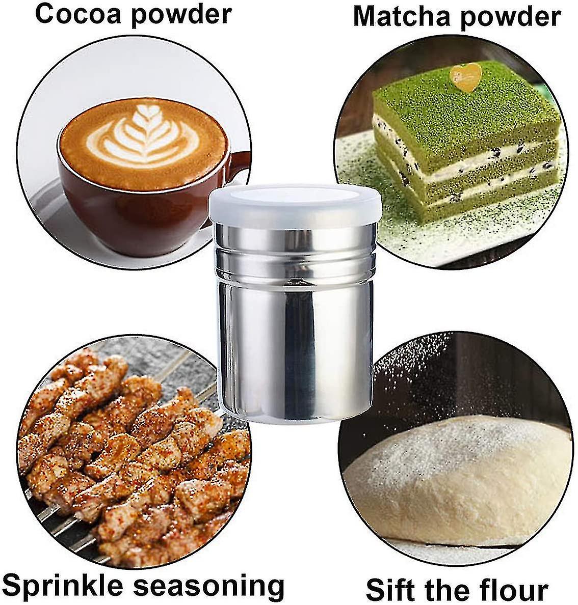 High Quality Stainless Steel Cocoa Shaker, Icing Sugar Shaker, Cocoa ...