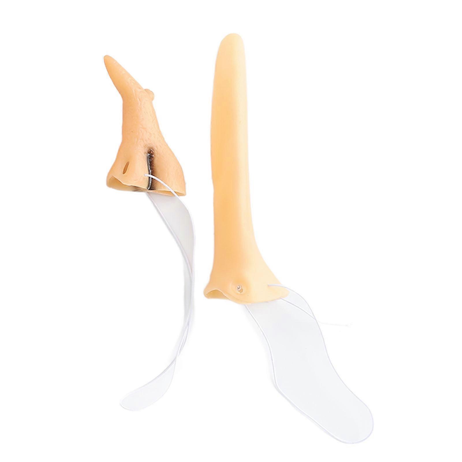 Halloween Fake Nose Nail Set Festival Party Performance Costume Set ...