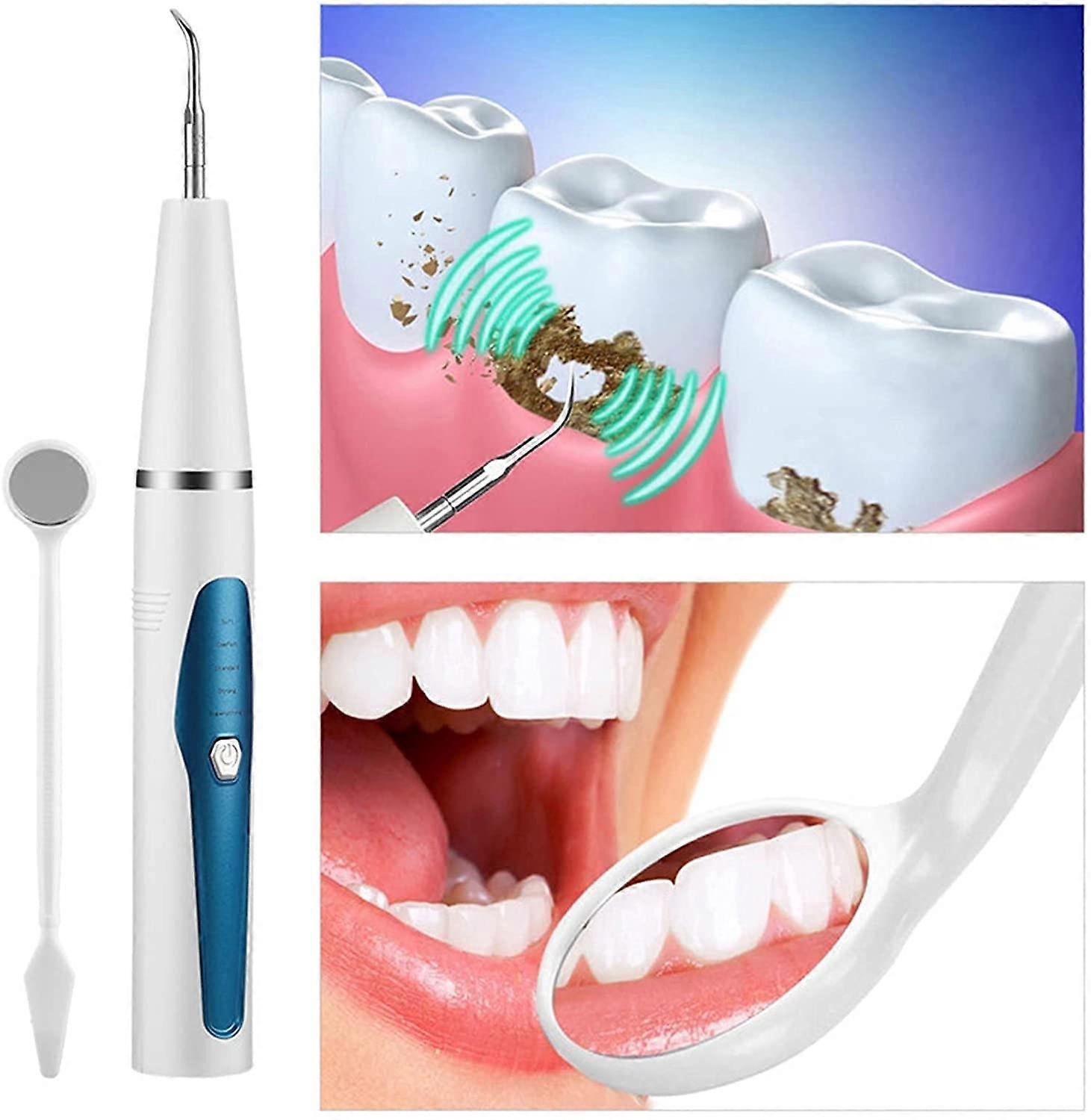 Ultrasonic Dental Cleaner Dental Calculus Scaler Electric Sonic Oral ...