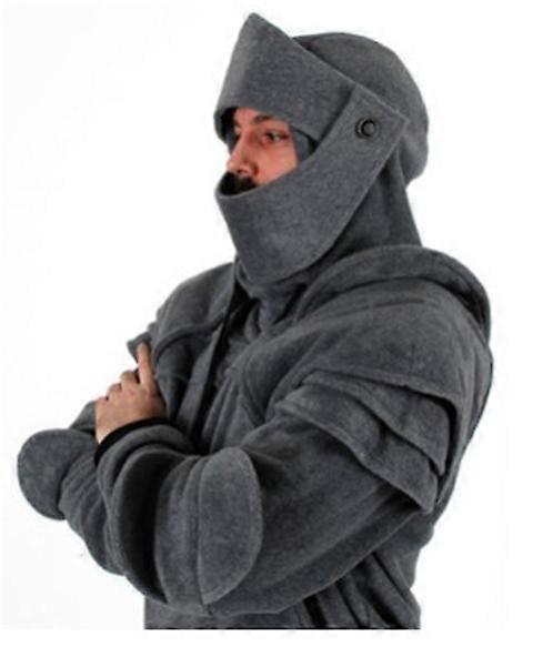 Halloween Sweatshirt Male Knight Hooded Elbow Pads Drawstring Facemask ...