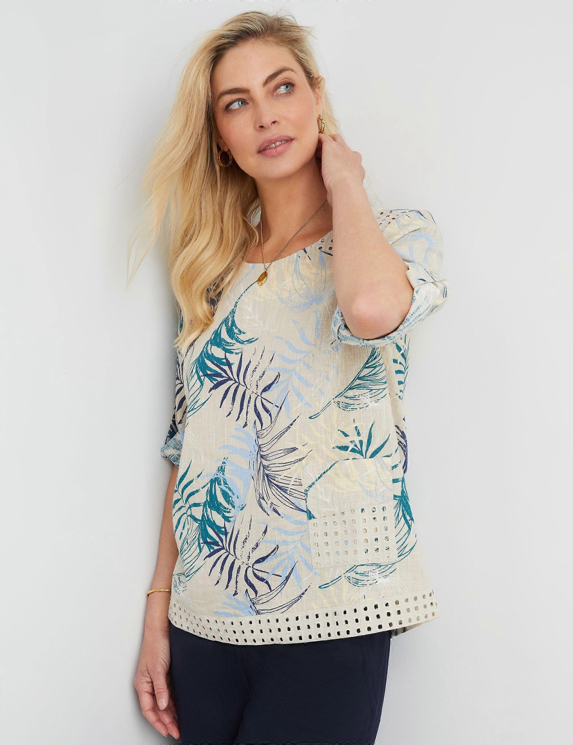 Noni B Womens Tops - Regular Beige Basic - Summer - Relaxed Fit ...