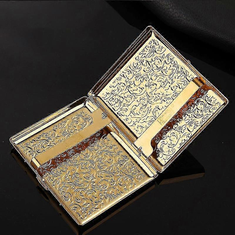 Metal Cigarette Case For Men And Women Portable Ultra-thin Cigarette ...