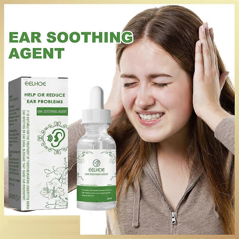 2Pcs Tinnitus Ear Drops Treatment Itching Earache Hard Hearing Tinnitus ...