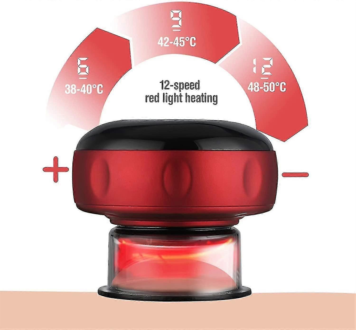 Smart Cupping Therapy Massager With Red Light Therapy Electric Cupping ...