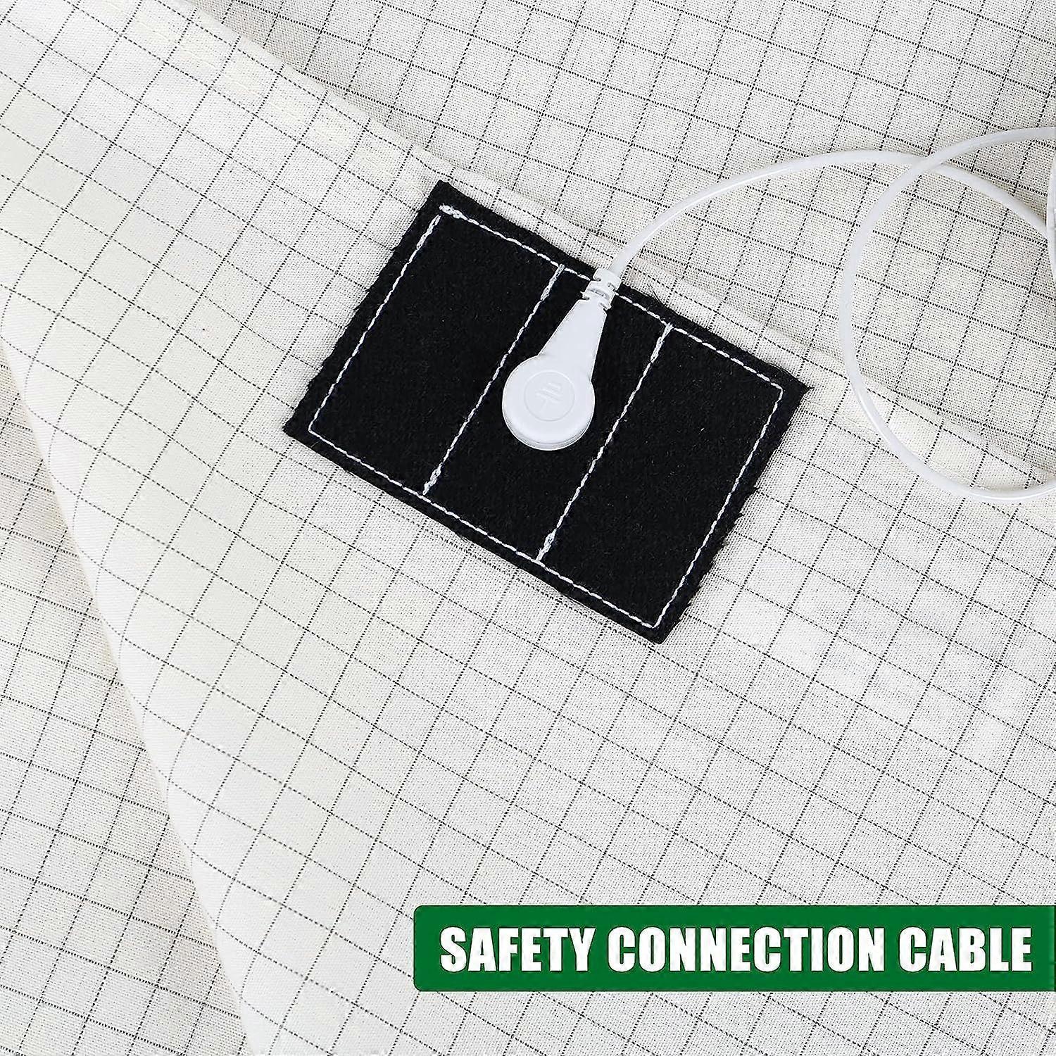 Earthing Bed Sheet, Grounding Sheet with 15ft Cord, Conductive Mat for ...