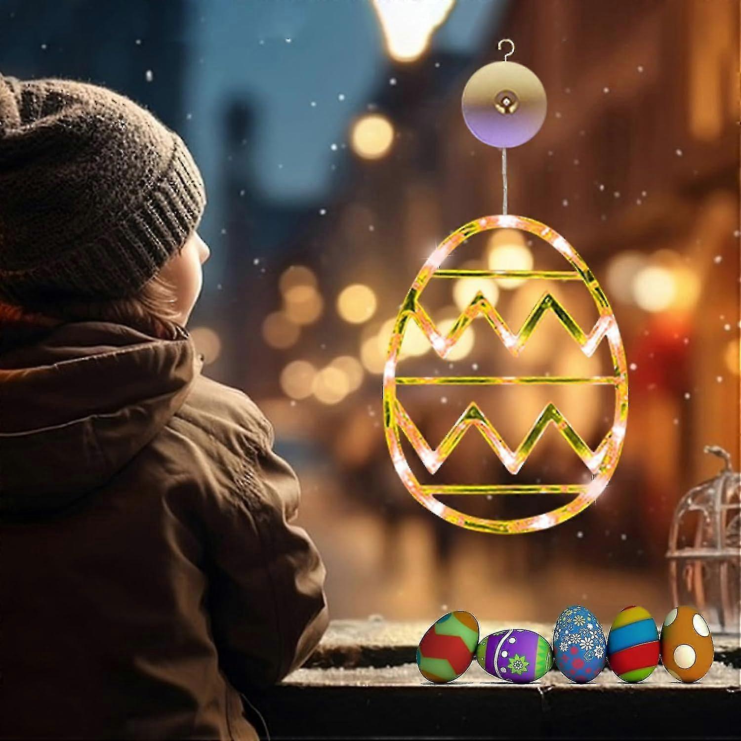 Easter Window Lights,light Up Easter Decorations,easter Eggs For ...
