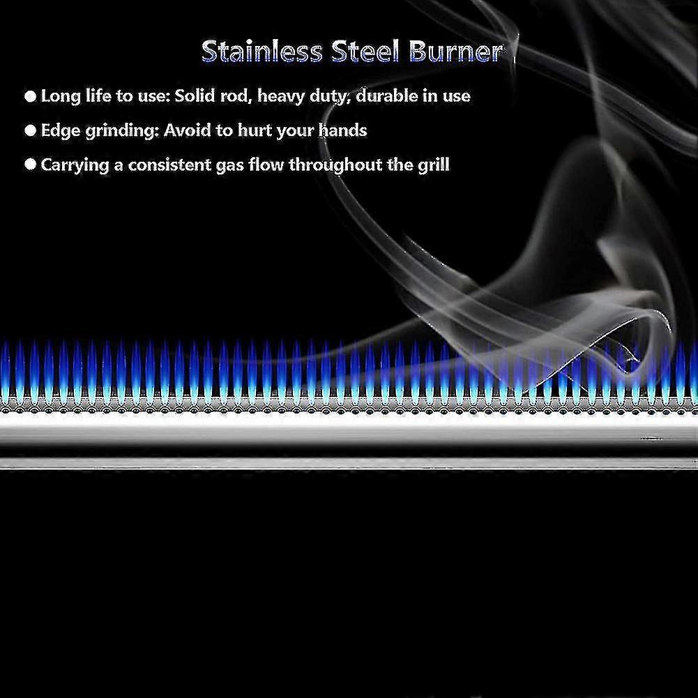 Stainless Steel Grill Burner Tubes 60040 Replace Parts For Q100, Q120 ...