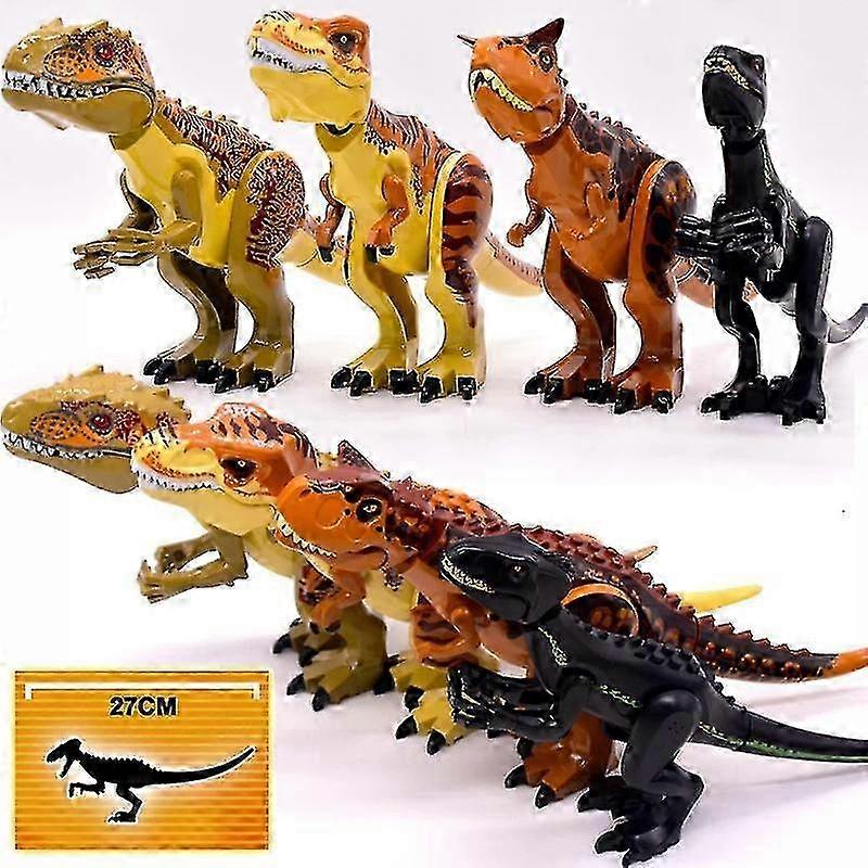 YH Brutal Raptor Building Jurassic Blocks World Mini Dinosaur Figures ...