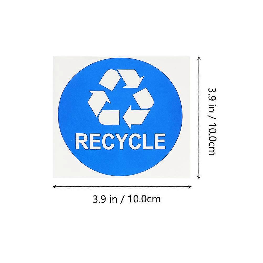8pcs Trash Classification Decal Trash Recycling Label Sticker Waste Bin ...