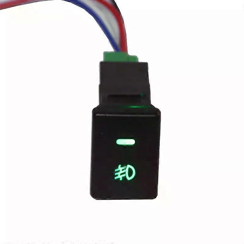 DC12V Fog Lights Front Push Button Switch 4 Wire Button For Toyota ...