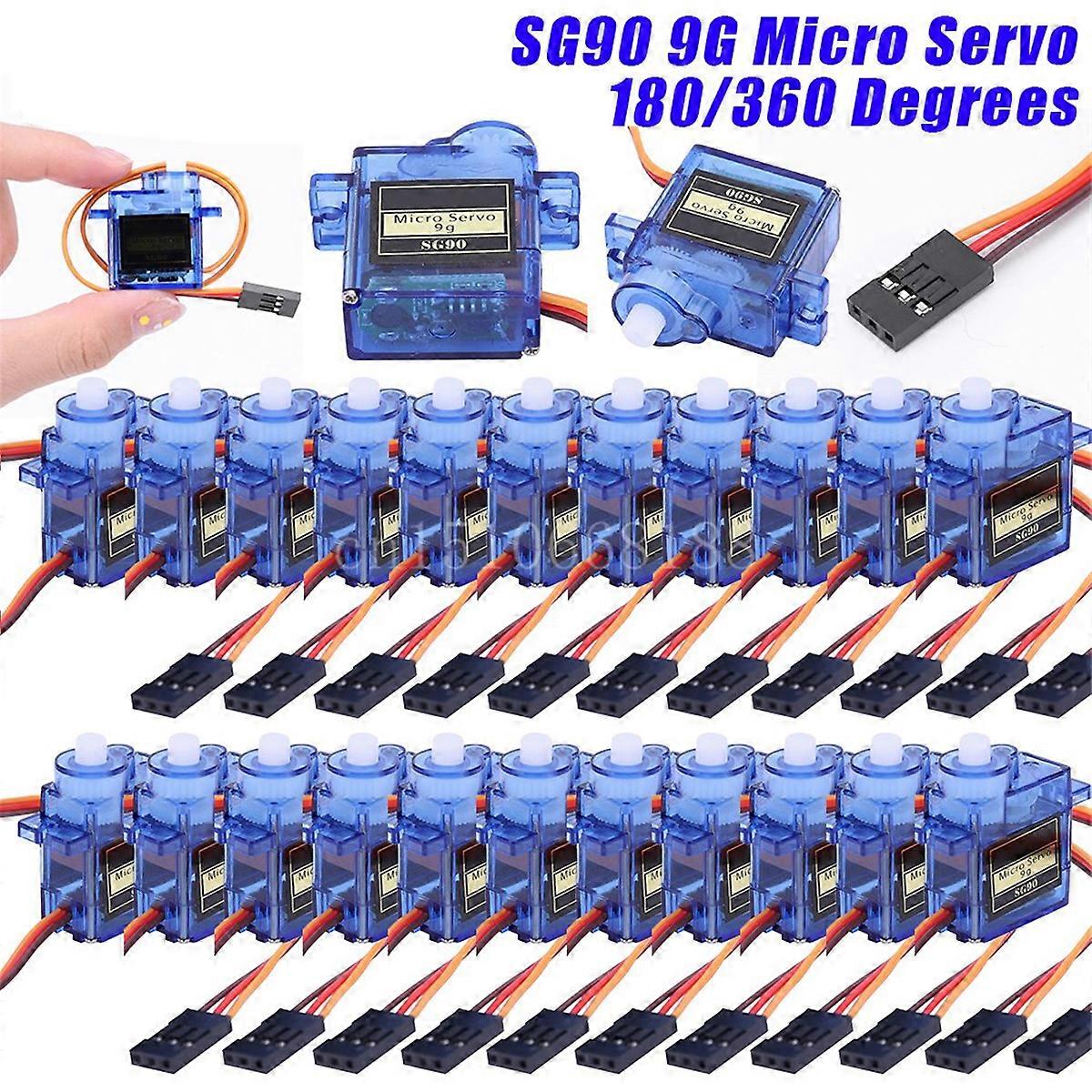10PCS SG90 9G Micro-Servo Servo Motor for Airplane 180° | Fruugo UK