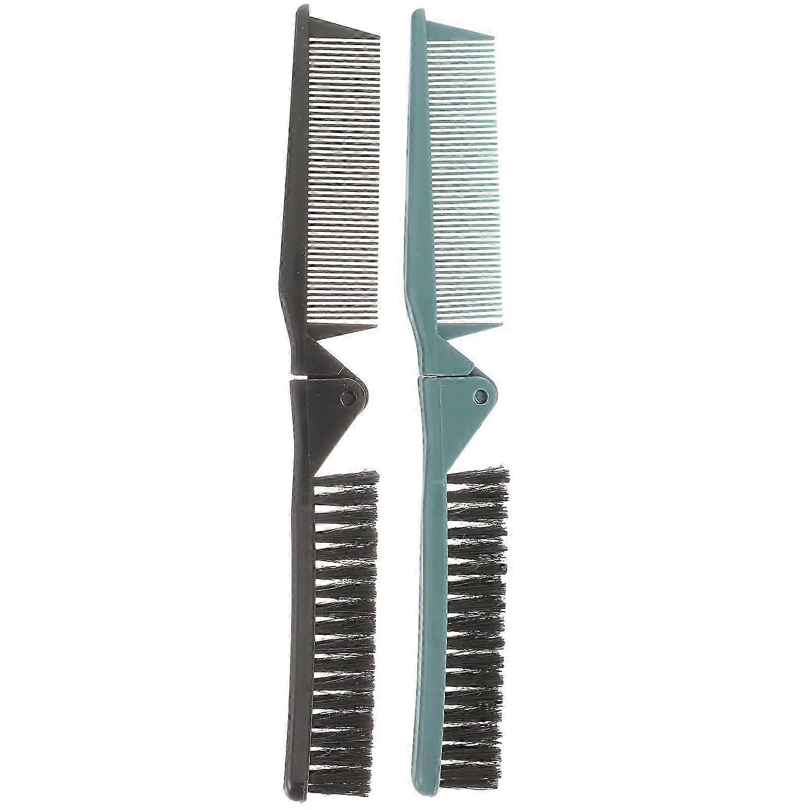 Portable Folding Brush and Comb, Featuring a Sturdy Foldable Structure ...