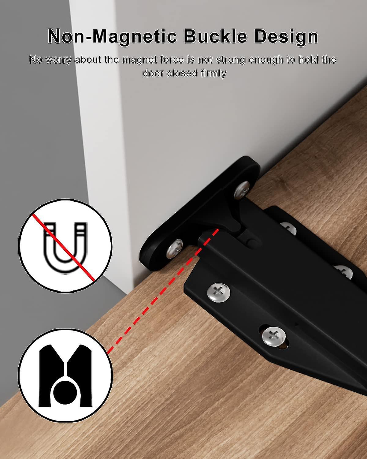 Push To Open Cupboard Door Latch Set Of 4 Push Latch Drawer Push Latch ...