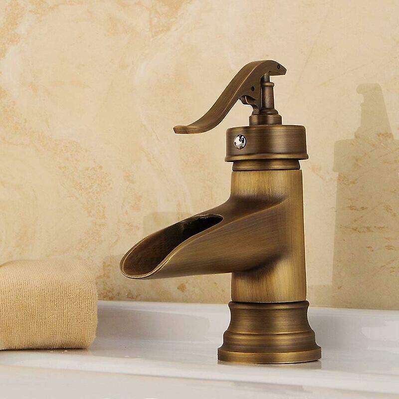 Basin Faucets, Antique Brass Basin Mixer Tap Vintage Retro Style ...