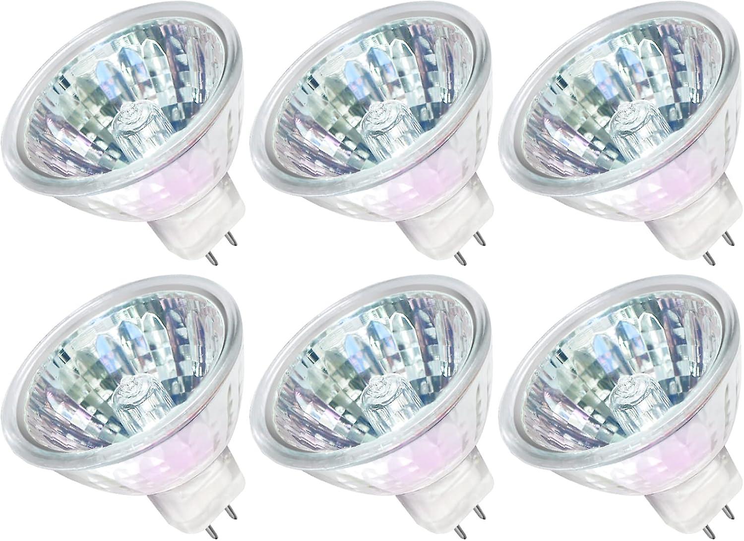 New Halogen Light Bulbs Mr16 50w 12v 2 Pin Gu5.3 Base Dimmable Mr16 Bulbs With Clear Glass Cover ...