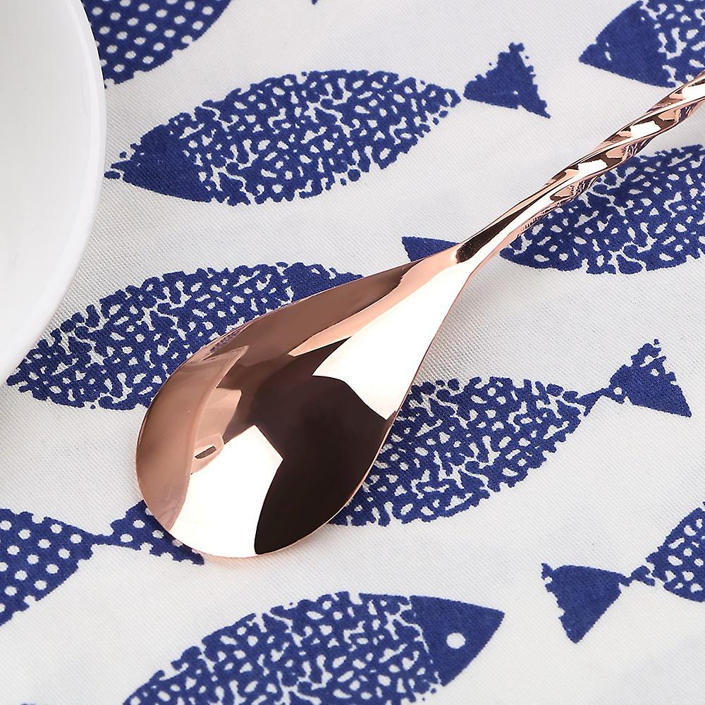 30/40cm Stainless Steel Stir Bar Spoon Mixing Ounces Cocktail Spoon ...