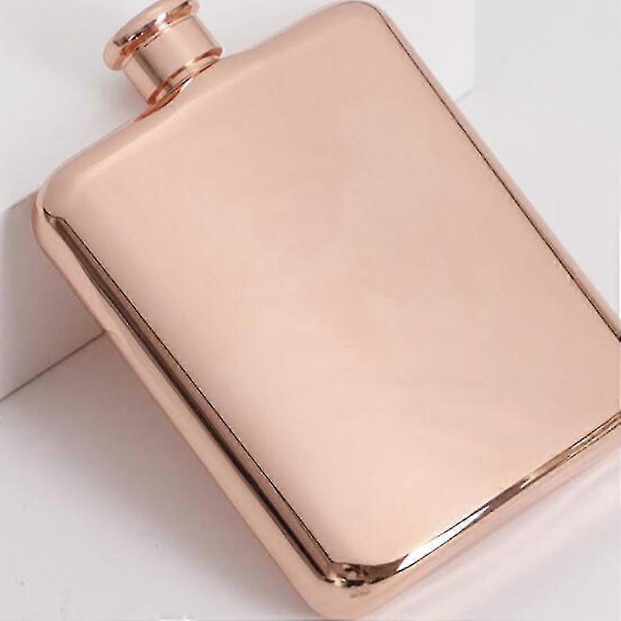 Gold 7 Oz Stainless Steel Vodka Hip Flask Flask For Alcohol Bottle ...
