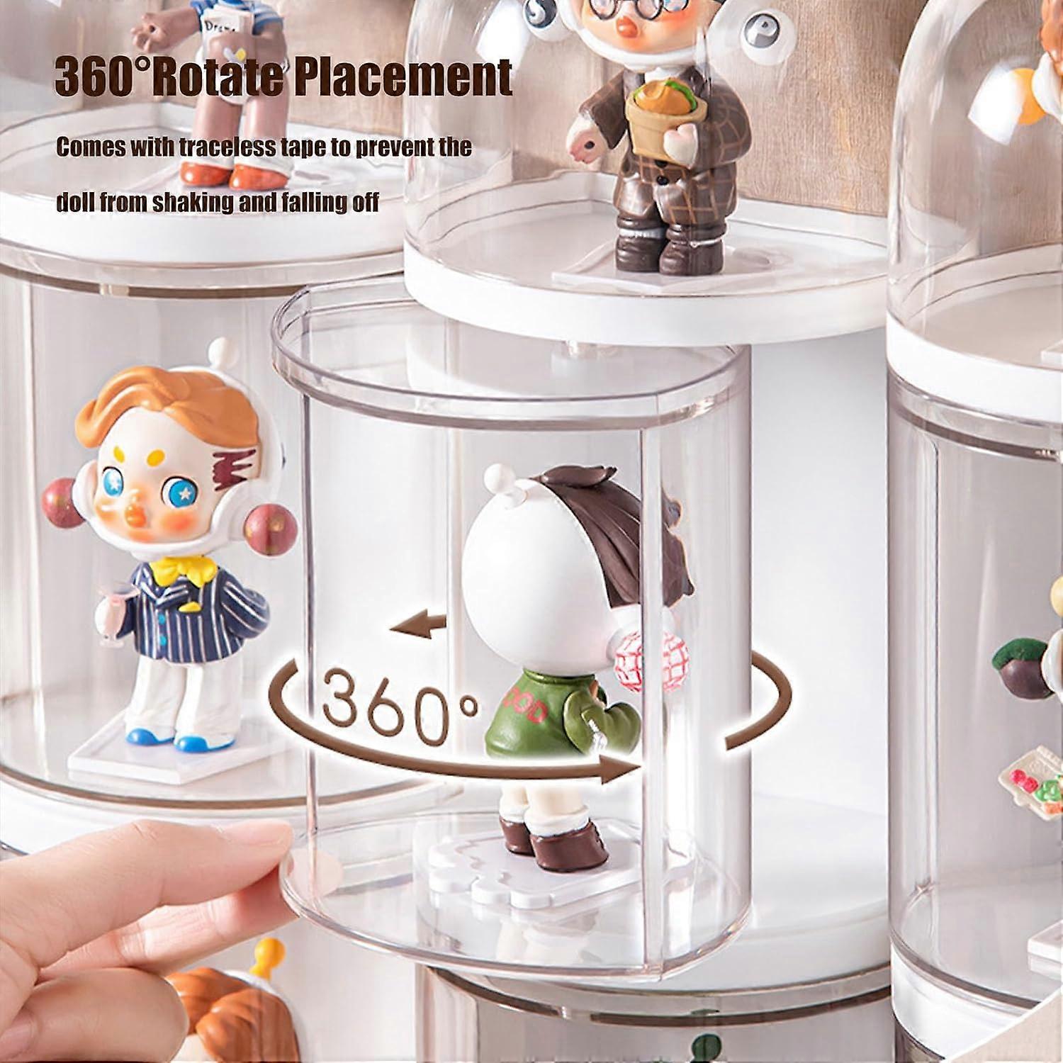 Clear Figures Display Case, Wall-Mounted Display Box, Stackable Figures ...