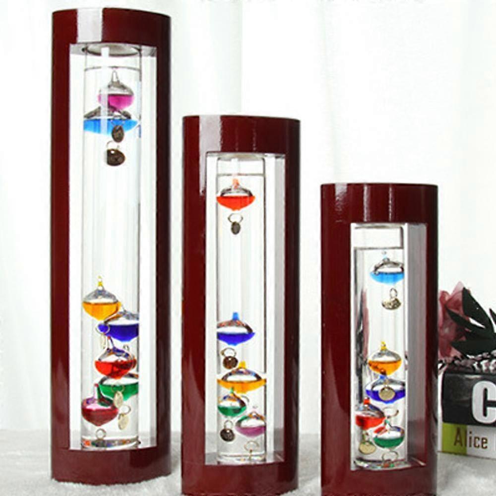 Sunrain Glass Galileo Thermometer, A Design with Multi-Colored Spheres ...
