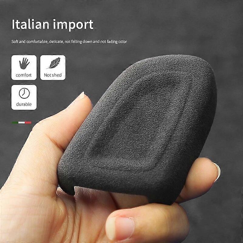 Alcantara Lever Stick Shift Handle Car Gear Shifter Knob Cover Shell ...