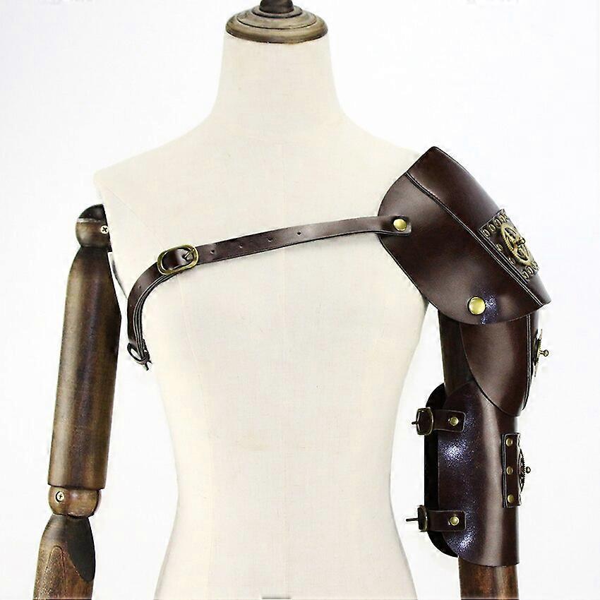 Steampunk Arm Guard Retro Gear Mechanical Medieval Cyberpunk Leather ...