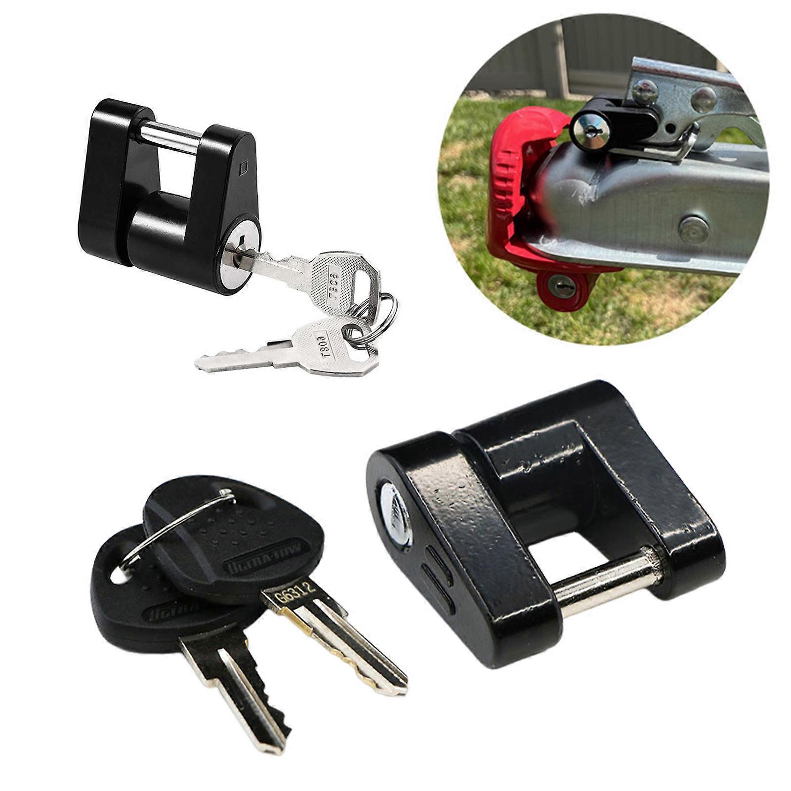 Vividaea Trailer Coupler Lock Secure Trailer with Heavy Duty Coupler ...