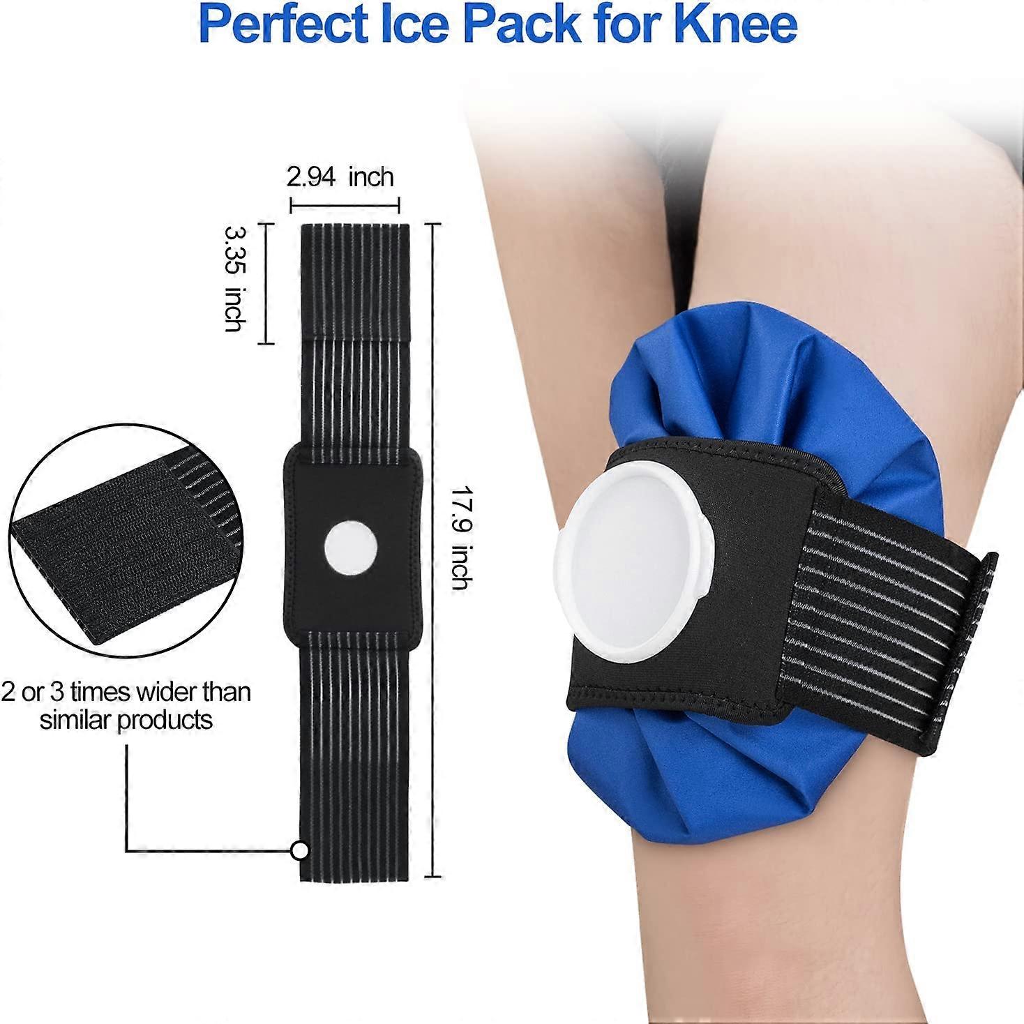Ice Bag Packs for Injuries Reusable, Refillable 3 Ice Packs (6"/9"/11 ...