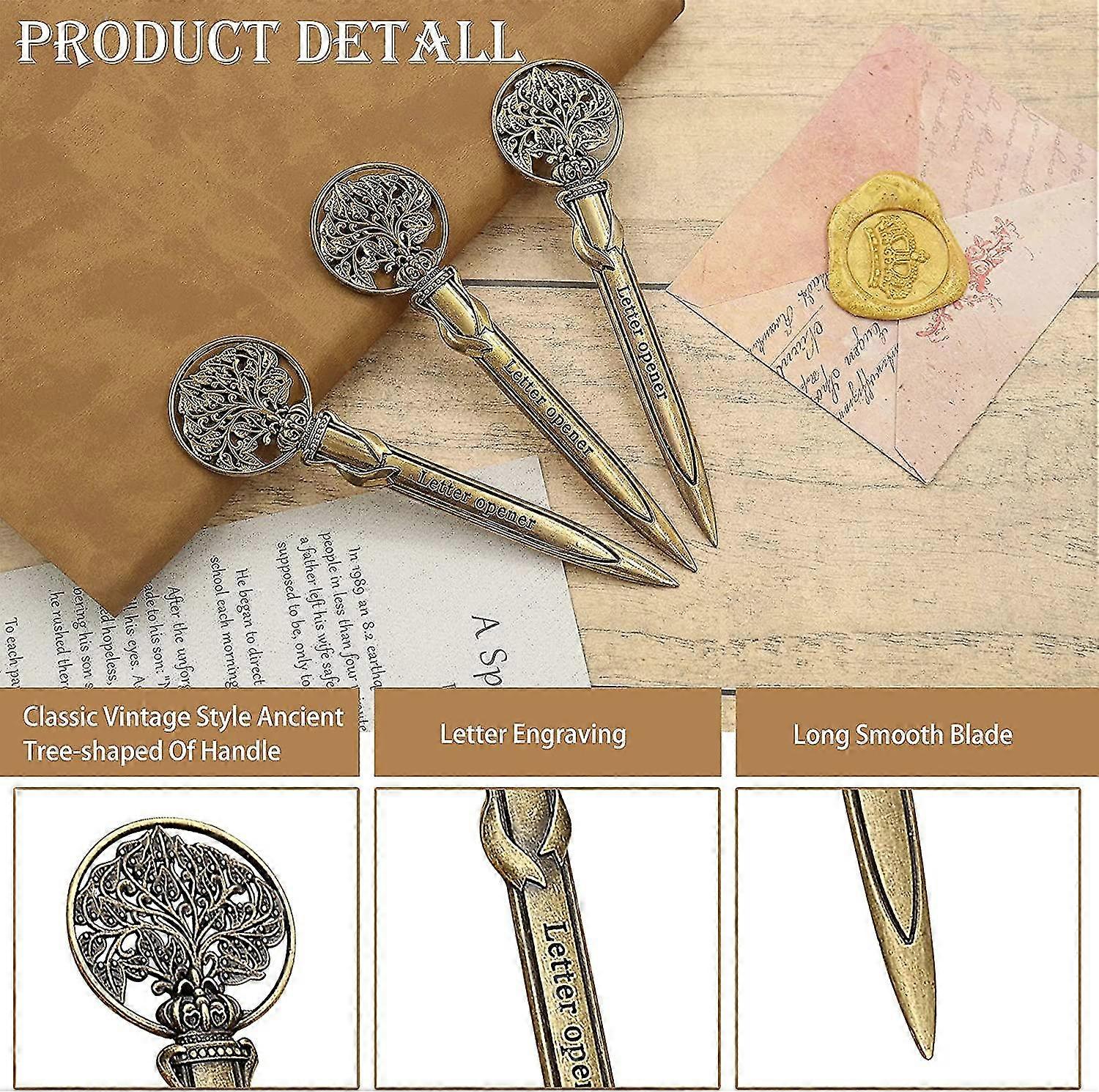 Letter Opener,premium Metal Envelope Opener Slitter,letter Openers ...