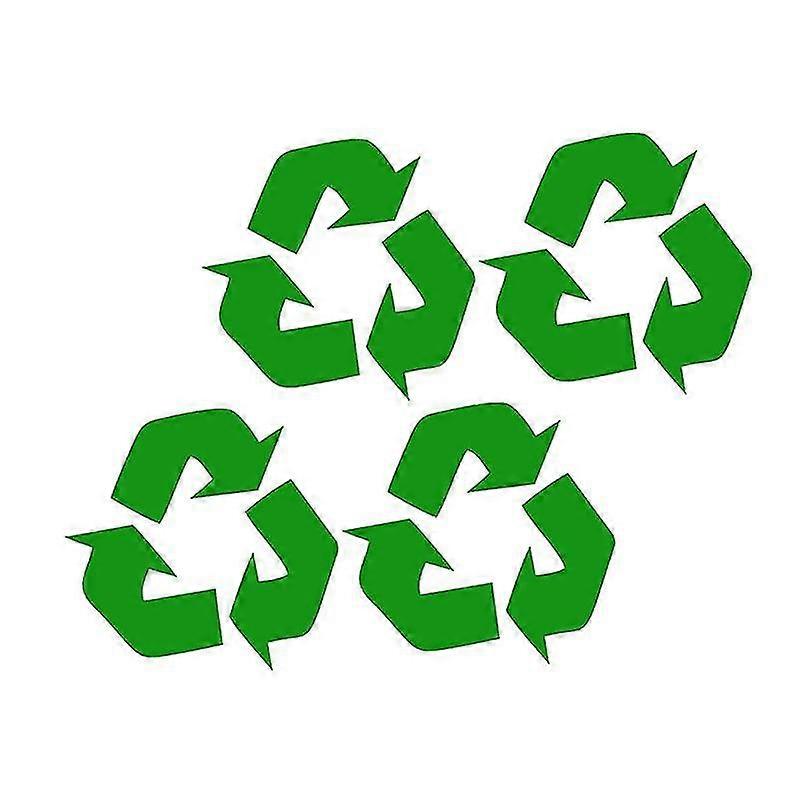4 Pcs Recycle Stickers Trash Bin Labels Premium Self-adhesive ...