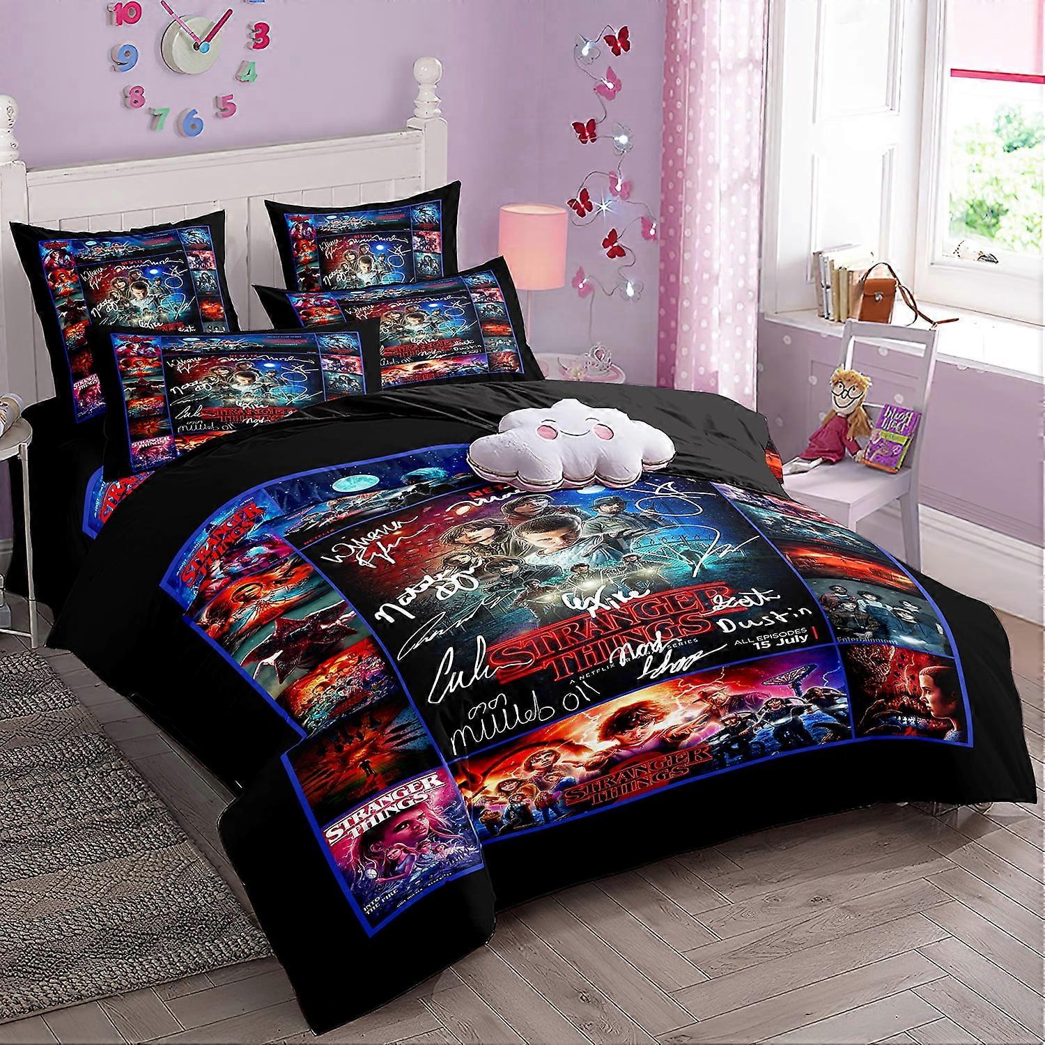 Yt379 Stranger Things bedding three piece set 3D printed, lightweight ...