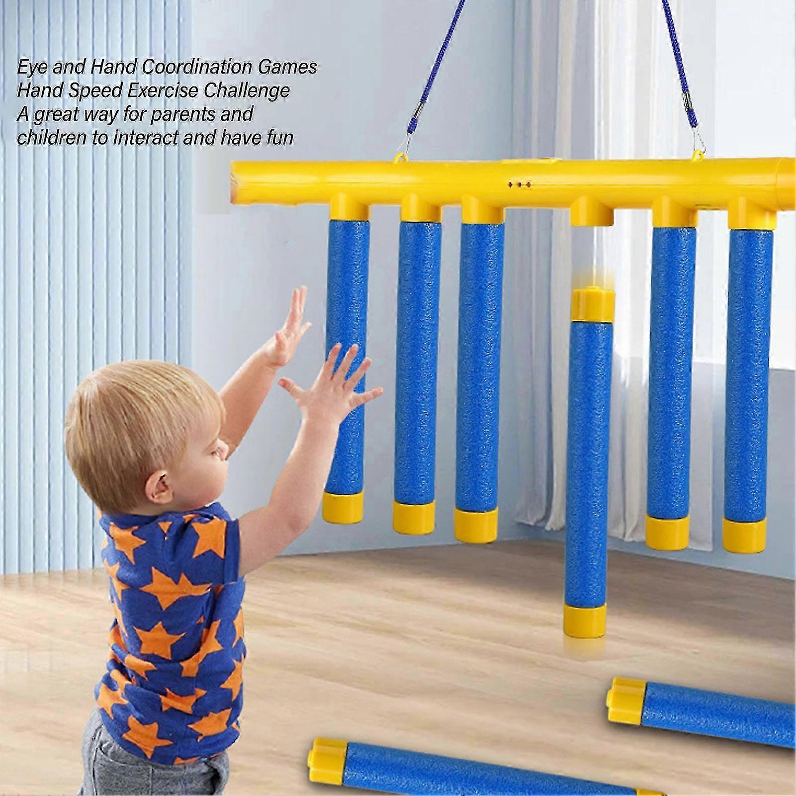 Falling Sticks Catching Game Toy Hand Eye Coordination Reaction ...