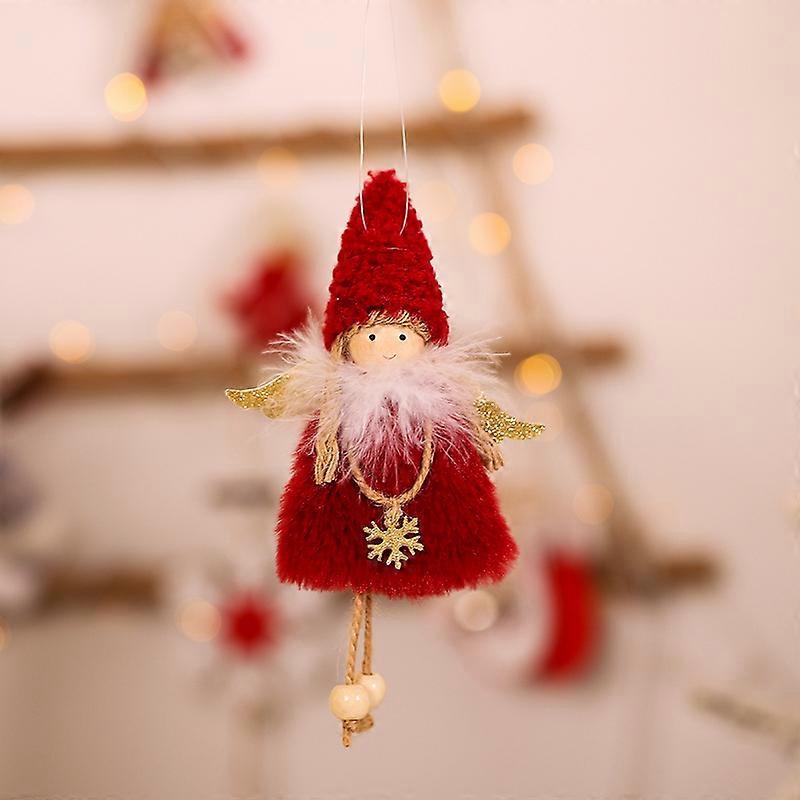 Cute Plush Angel Wings Ornament for Christmas Tree, Adorable Holiday ...