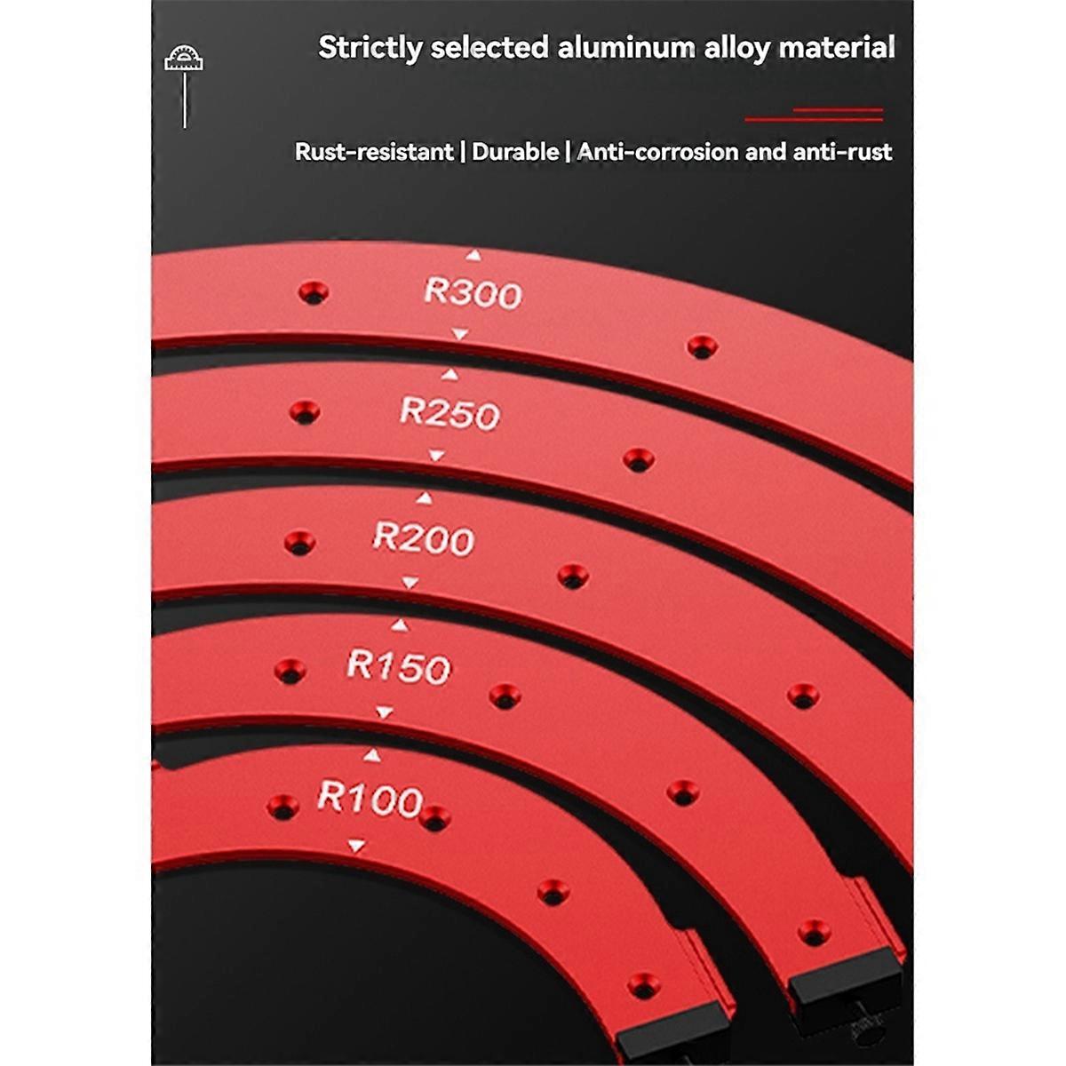 Inner/Outer Corner Large Arc Mold Electric Router Slotting Template ...
