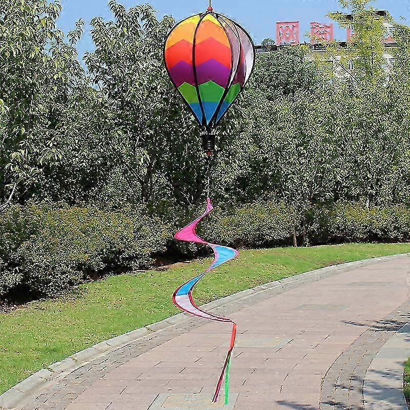 Balloon Wind spinner Striped Sequin Windsock Balloon Patio decoration ...
