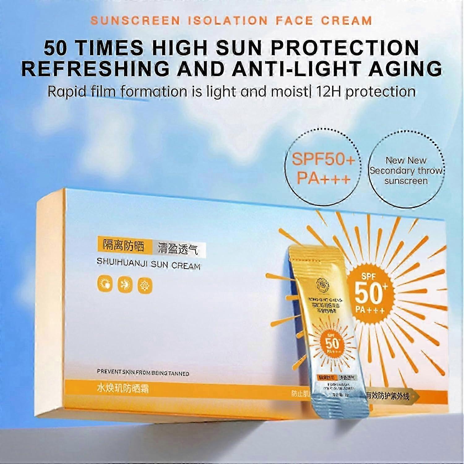 30Pcs Mini Sunscreen SPF 50+, Travel Size Sunscreen Moisturizing ...