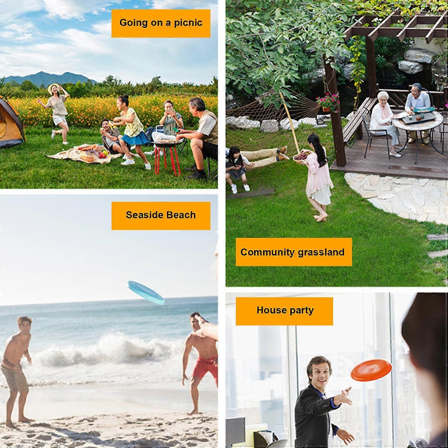 Youth Outdoor Sports Flying Disc LED Light-up Flying Disc Toy Luminous ...