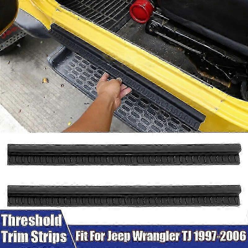 2-Piece Styling Moldings with Auto-Adjusting Threshold Protectors for ...