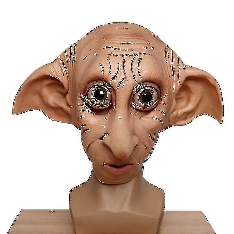 Cosplay Dobby Elfin Latex Mask Animal Style Halloween Carnival Costume ...