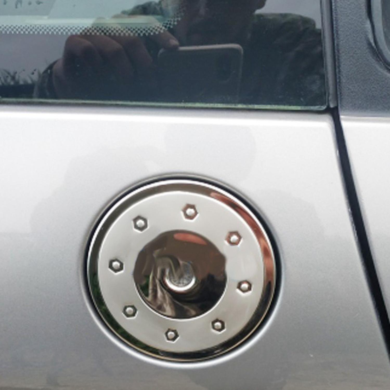 Stainless Steel Fuel Tank Cap Gas Box Cover Car-styling Accessories ...